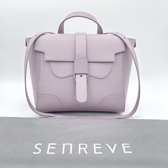 Senreve | Bags | Authentic Senreve Midi Maestra Pebbled Lavender Silver ...
